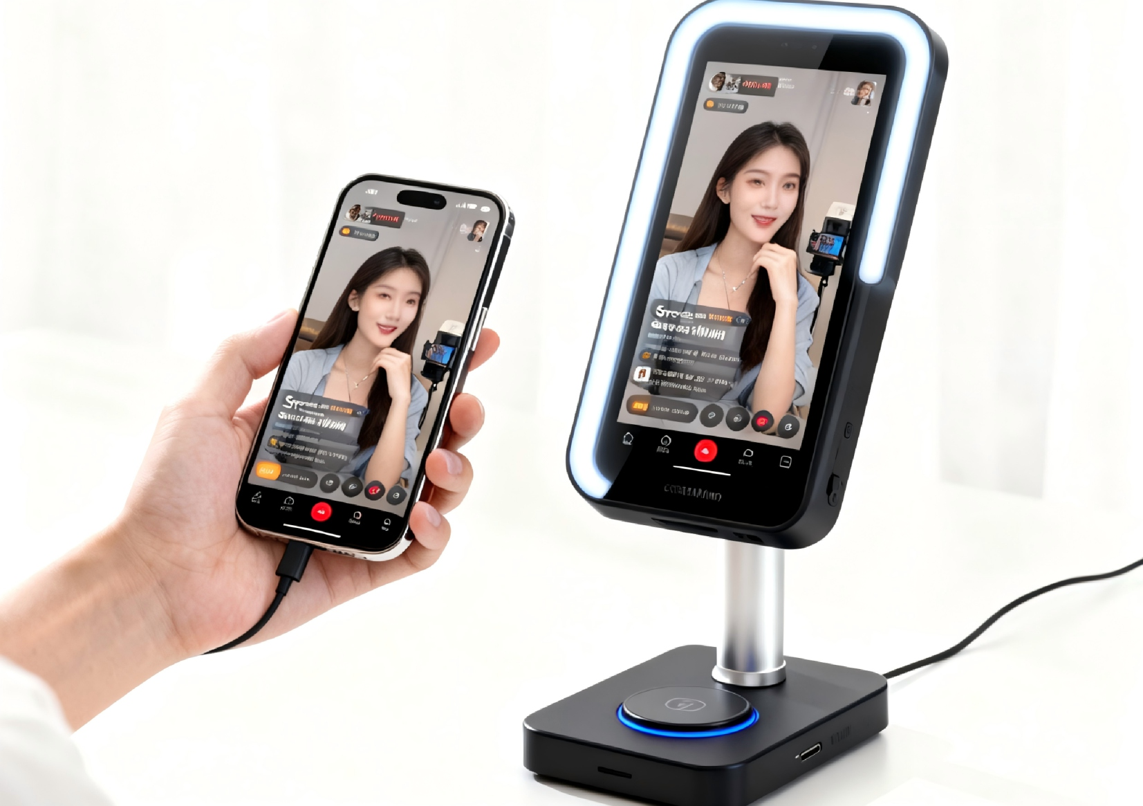 PR01- 5000mAh Sceen Mirror Power Bank - Power Bank OEM/ODM Factory