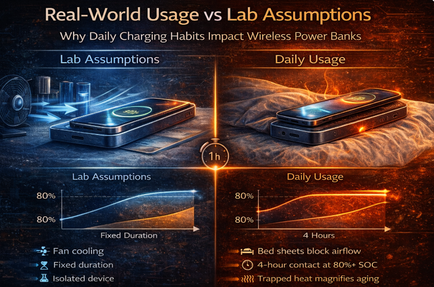 Why Usage Patterns Break Wireless Power Bank Design Assumptions